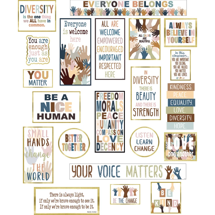 Everyone is Welcome Diversity Mini Bulletin Board – Sonsuh Educational ...