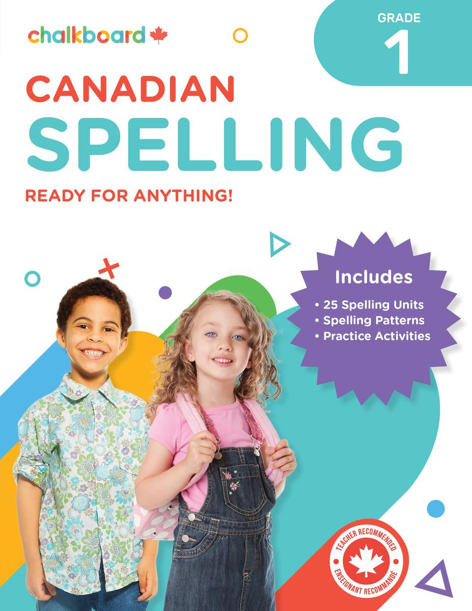 Canadian Spelling Grade 1 – Sonsuh Educational Supplies Inc.