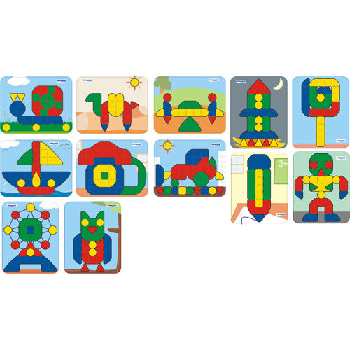 Patterns Cards for Superpegs – Sonsuh Educational Supplies Inc.
