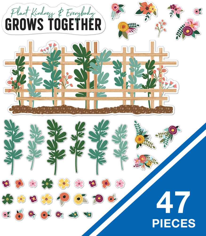 Plant Kindness & Everybody Grows Together Bulletin Board Set – Sonsuh ...