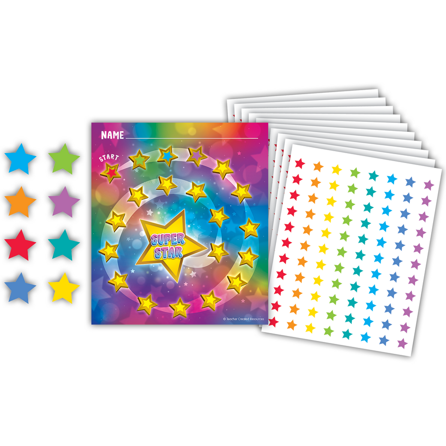 Super Star Reward Trackers with Stickers – Sonsuh Educational Supplies Inc.