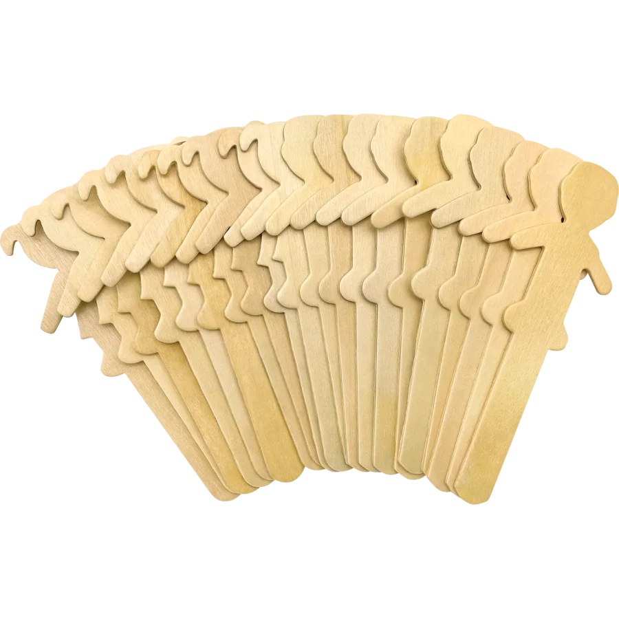 STEM Basics: People-Shaped Craft Sticks (50 pcs) – Sonsuh Educational ...