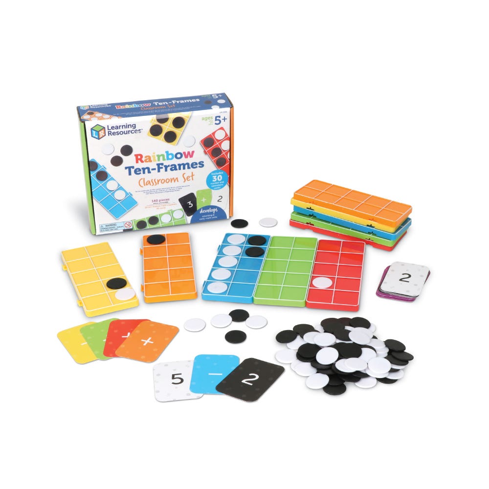 Rainbow Ten-Frames Classroom Set – Sonsuh Educational Supplies Inc.