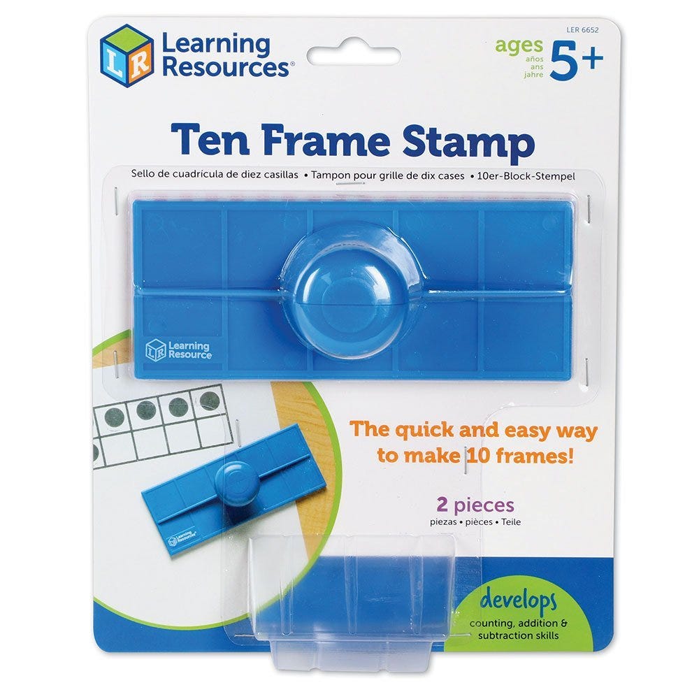 Ten-Frame Stamp – Sonsuh Educational Supplies Inc.