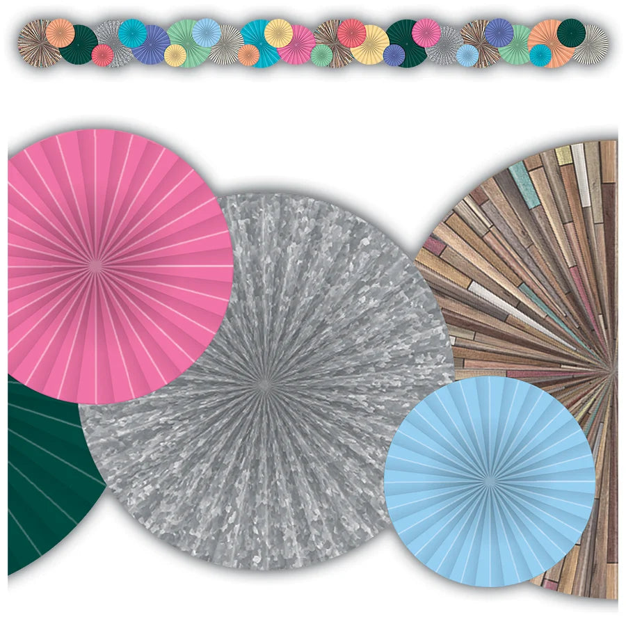 Home Sweet Classroom Fans Die-Cut Border Trim – Sonsuh Educational ...