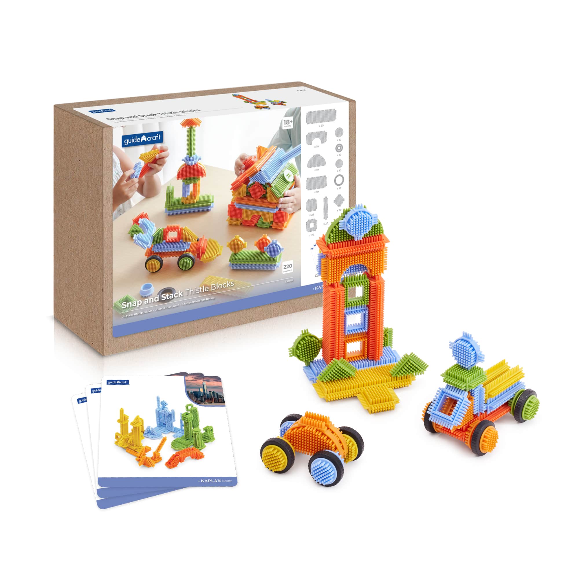 Snap and Stack Thistle Blocks Set (220 pieces) – Sonsuh Educational ...
