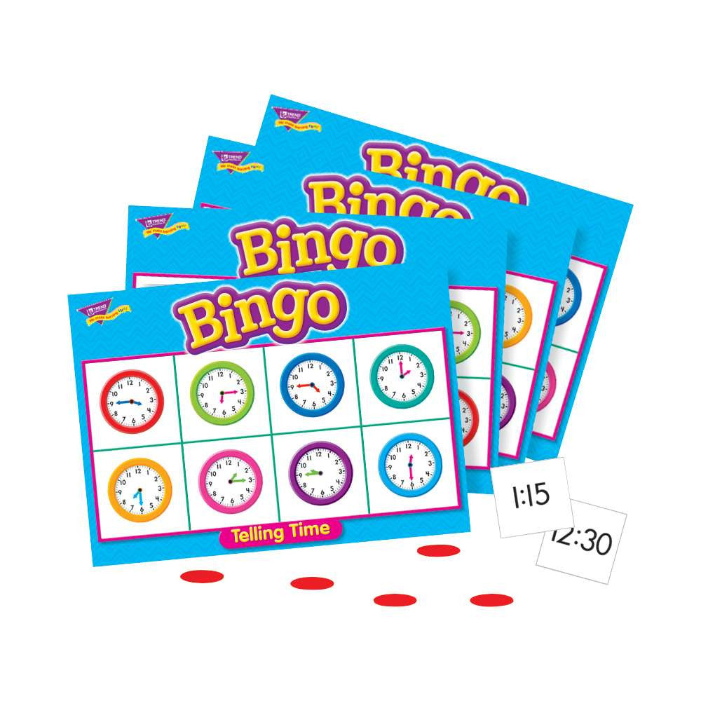 Bingo Games - Telling Time – Sonsuh Educational Supplies Inc.