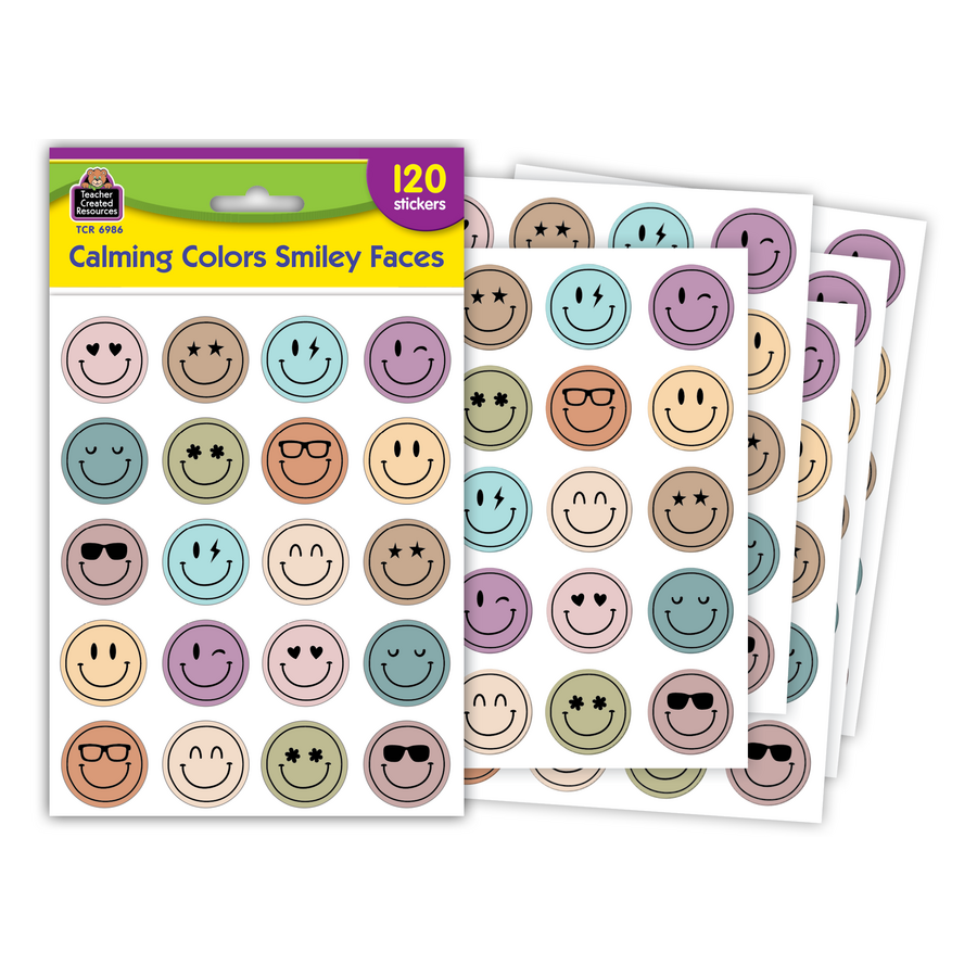 Calming Colors Smiley Faces Stickers – Sonsuh Educational Supplies Inc.