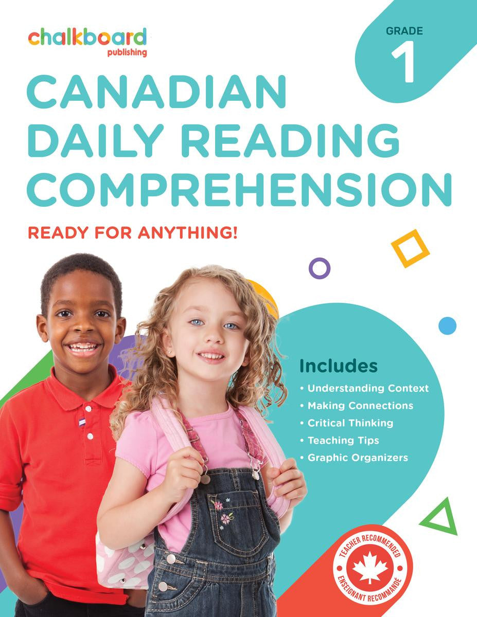 Canadian Daily Reading Comprehension Grade 1 – Sonsuh Educational ...