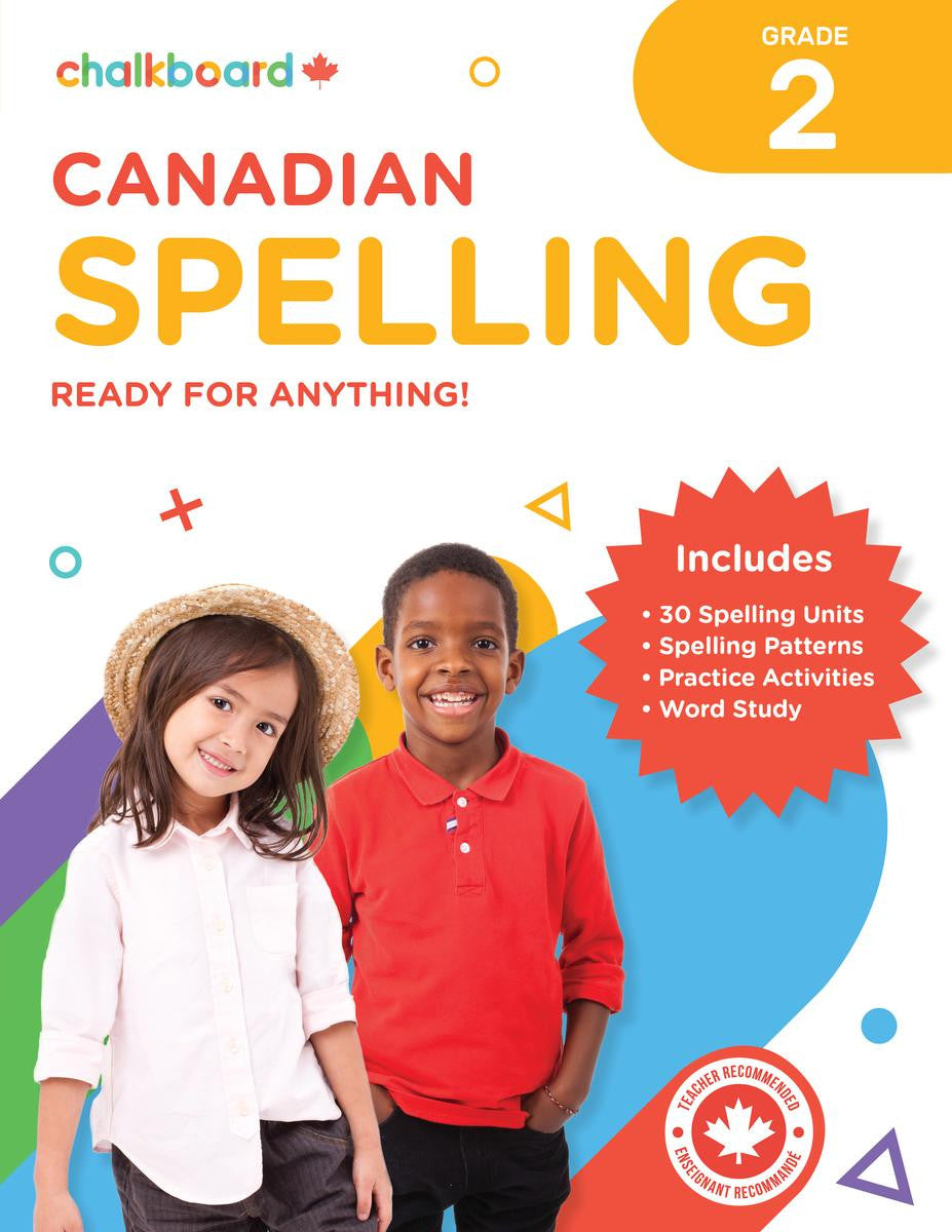 Canadian Spelling Grade 2 – Sonsuh Educational Supplies Inc.