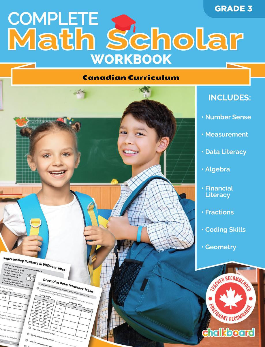 Complete Math Scholar Grade 3 – Sonsuh Educational Supplies Inc.