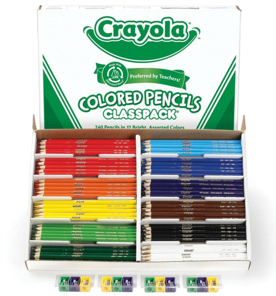 Crayola® Classpack Coloured Pencils – Sonsuh Educational Supplies Inc.