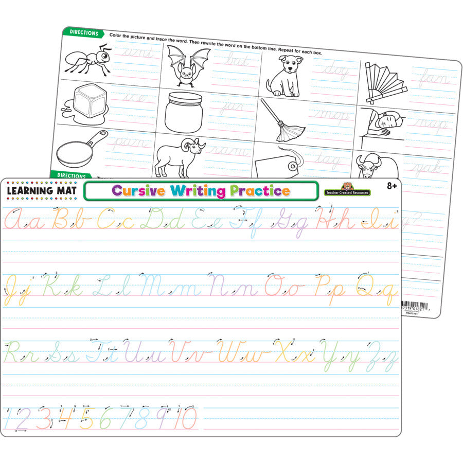 Cursive Writing Practice Learning Mat – Sonsuh Educational Supplies Inc.