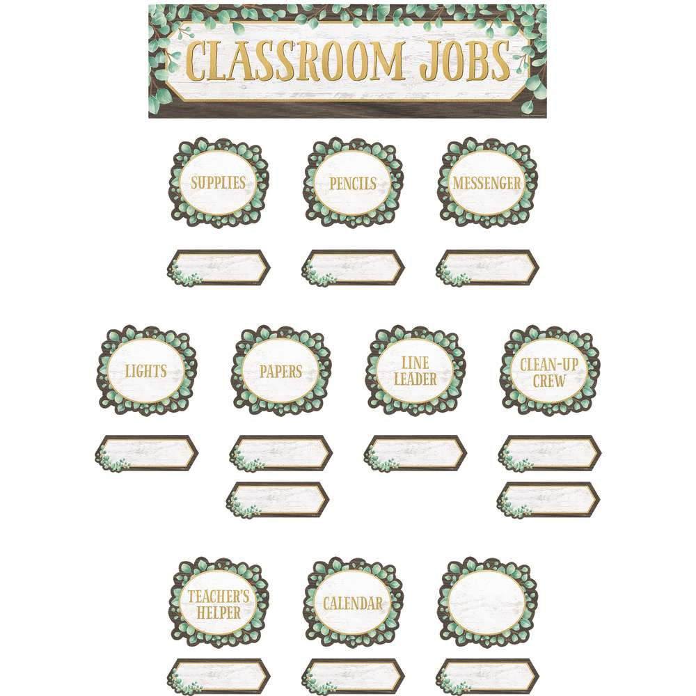 Eucalyptus Classroom Jobs Mini Bulletin Board – Sonsuh Educational ...