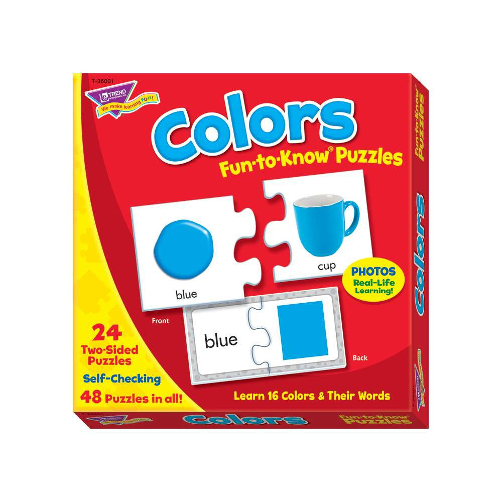Fun-to-Know® Puzzles - Colours – Sonsuh Educational Supplies Inc.