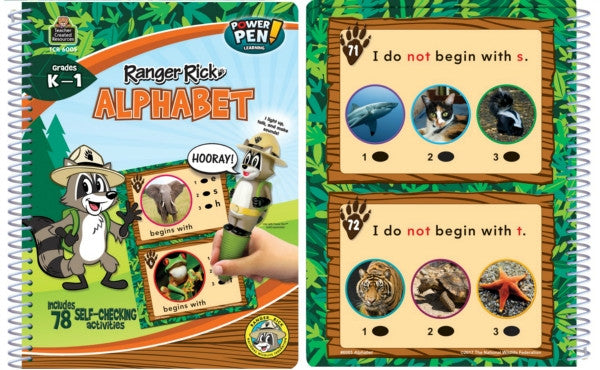 Power Pen Alphabet Learning-Ranger Rick – Sonsuh Educational Supplies Inc.