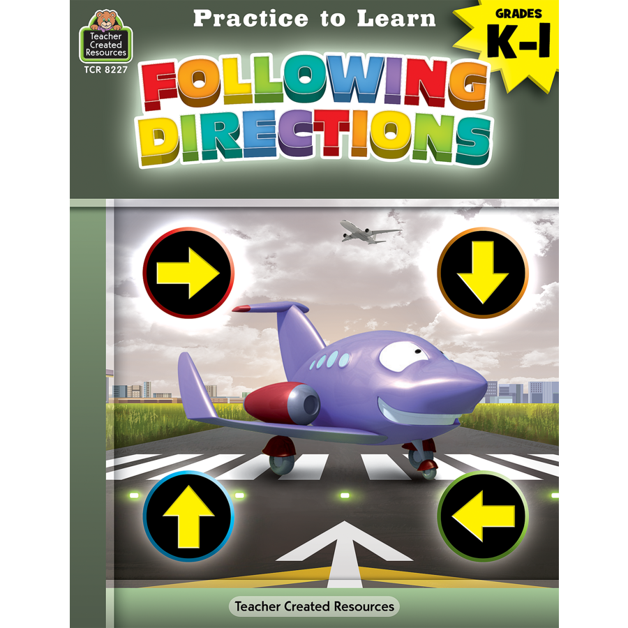 Practice to Learn: Following Directions Grades K-1 – Sonsuh Educational ...