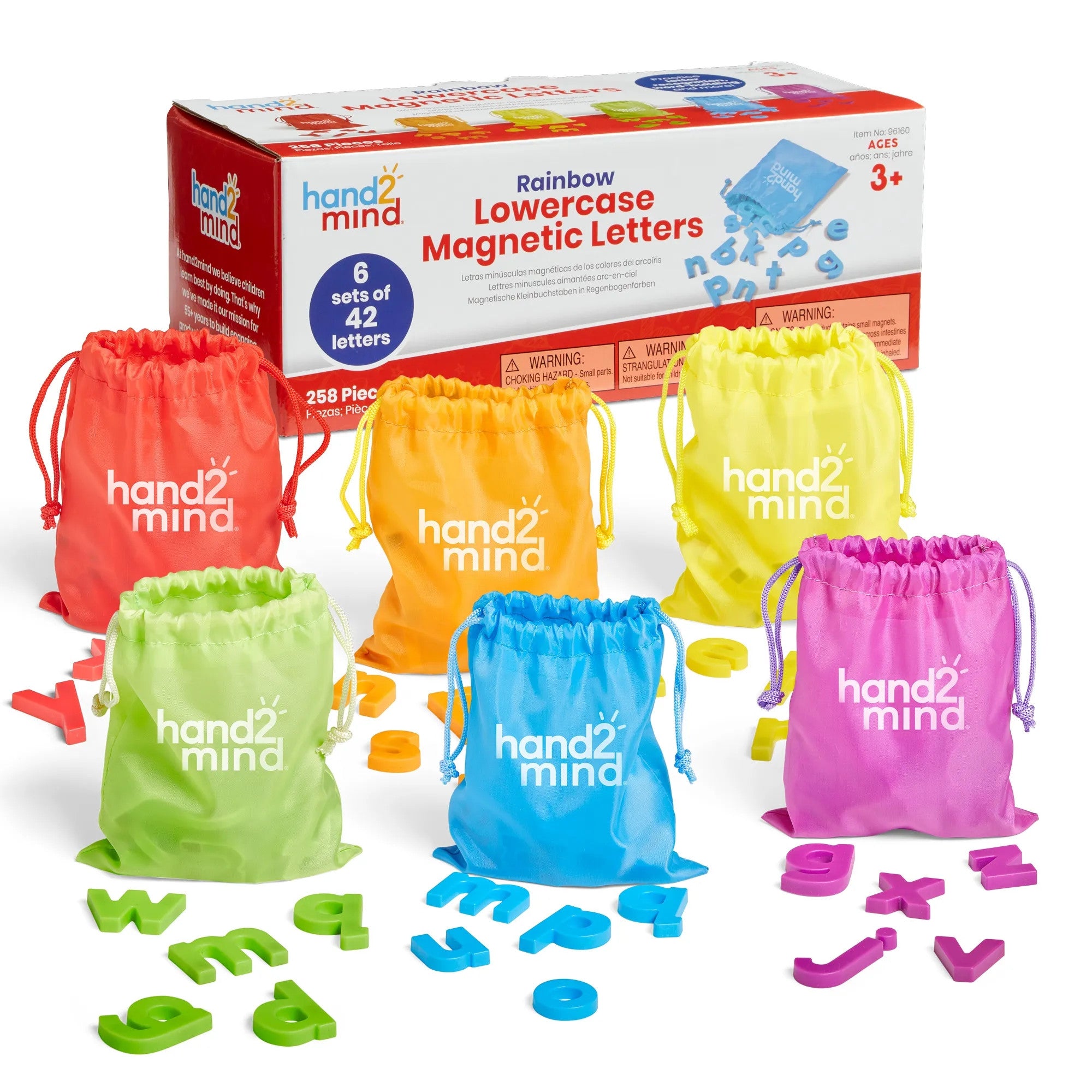 Rainbow Lowercase Magnetic Letters, Set of 6 – Sonsuh Educational ...