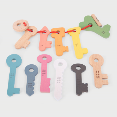 Rainbow Wooden Keys (Pack Of 11) – Sonsuh Educational Supplies Inc.