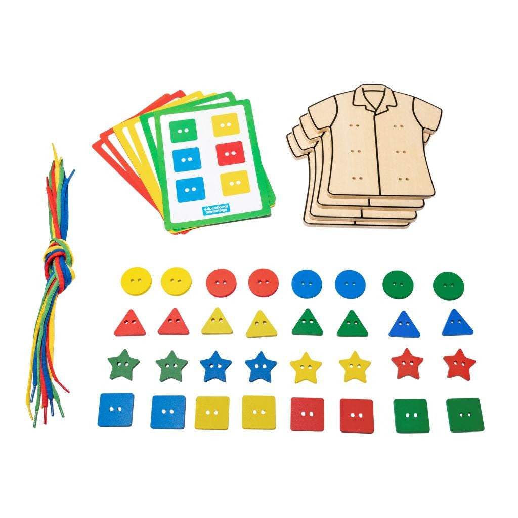 Wooden Lacing Clothes – Sonsuh Educational Supplies Inc.